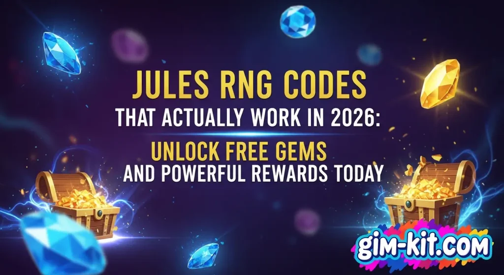 Jules RNG Codes That Actually Work in 2026: Unlock Free Gems and ...